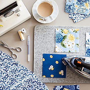 True Fabrics Sunshine Blooms Precut Fabric (Fat Quarter Bundle) - 20 pcs in 18" x 22" cuts