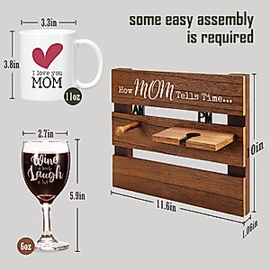 THYGIFTREE I Love You Mom Christmas Gifts for Mother Funny Mom Birthday Gifts from Daughter Son, Cool New Mom Gifts for Women