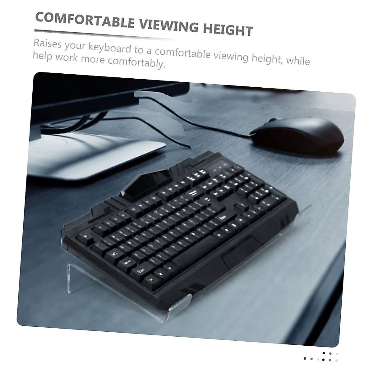 MAGICLULU work supplies computer desk stand keyboard stand Tilted Keyboard Rack Keyboard Stand support frame supplies bracket desktop keyboard desktop advanced human body universal