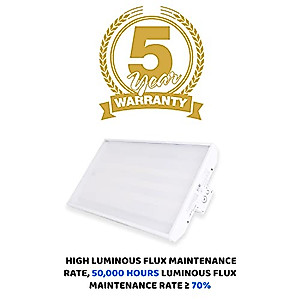 2FT LED High Bay Shop Light, 2FT 321W, 41730Lumens 5000K Daylight Linear Hanging Light for Warehouse Workshop Supermarket (dimmable) (321)