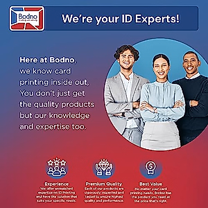 Bodno Magicard 600 Dual Sided ID Card Printer & Complete Supplies Package ID Software - Bronze Edition