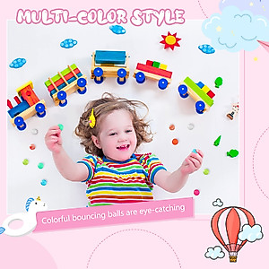 300 Pcs Small Bouncy Balls Bulk for Kids Rubber High Bouncing Balls 0.78 Inch/ 20 mm Mini Neon Bouncing Balls for Back to School Game Prizes Party Favors Birthday Gift Vending Machines Activities