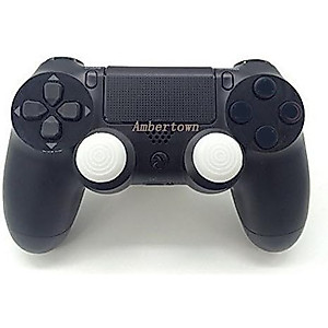 Analog Silicone Thumb Stick Grip Joystick Caps Cover for PS4 PS3 Xbox 360 Xbox One Game Controllers (White)