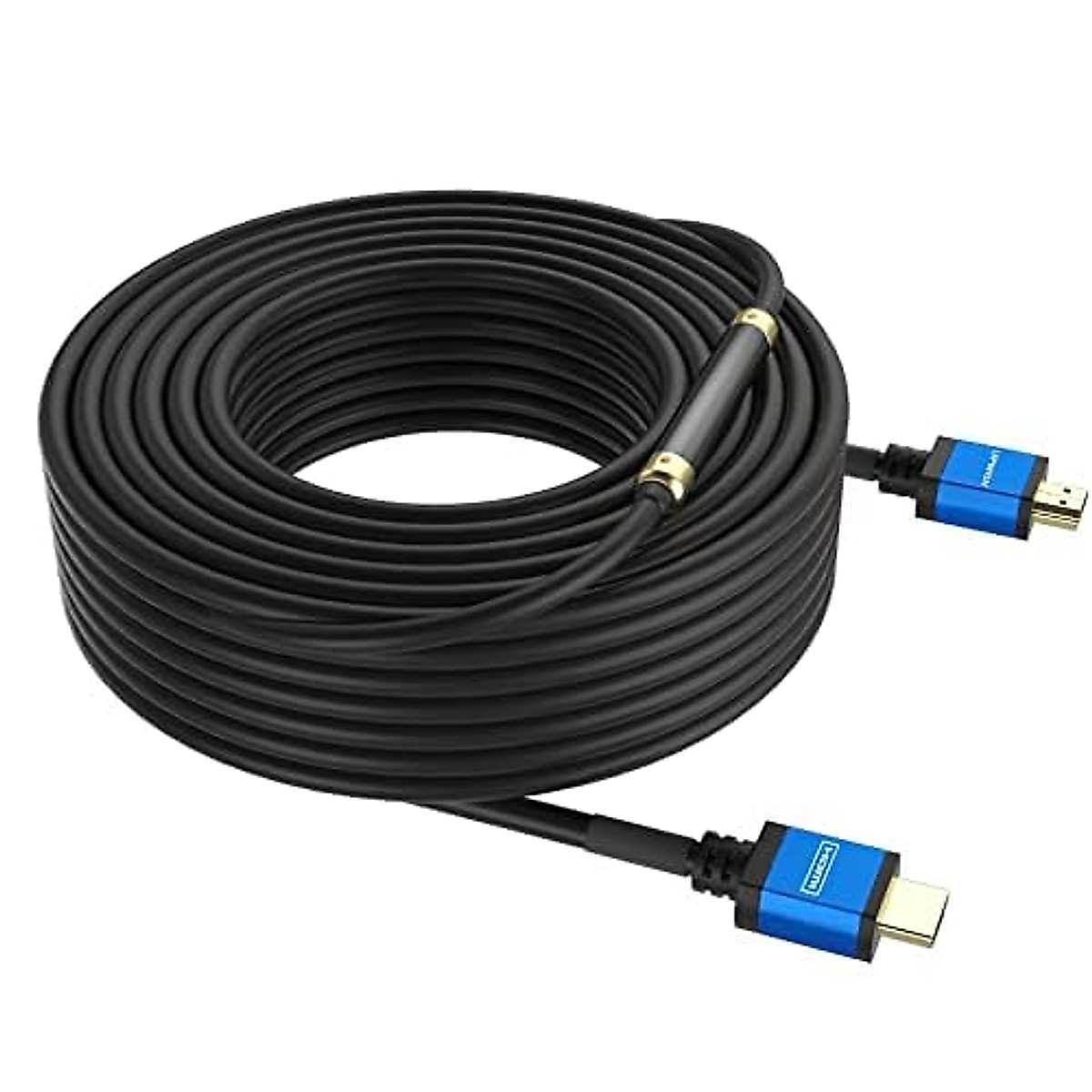 UPWISH 4K HDMI Cable 75 Ft with Signal Booster | HDMI 2.0 High Speed Unidirectional Cables 4K60Hz 2K 1080P 3D ARC HDCP2.2 Ethernet Cord | for UHD TV Monitor Laptop Xbox PS4 PS5 (22.8m)