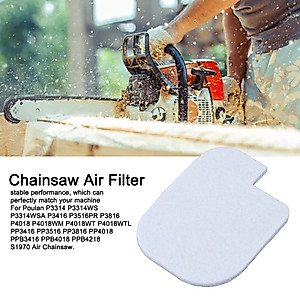 10Pcs Air Filter for P3314 P3314WS P3314WSA P3416 P3516PR P3816 Chainsaws Cotton 530057925 530095646 530047721 530069216 530069247 Replacement