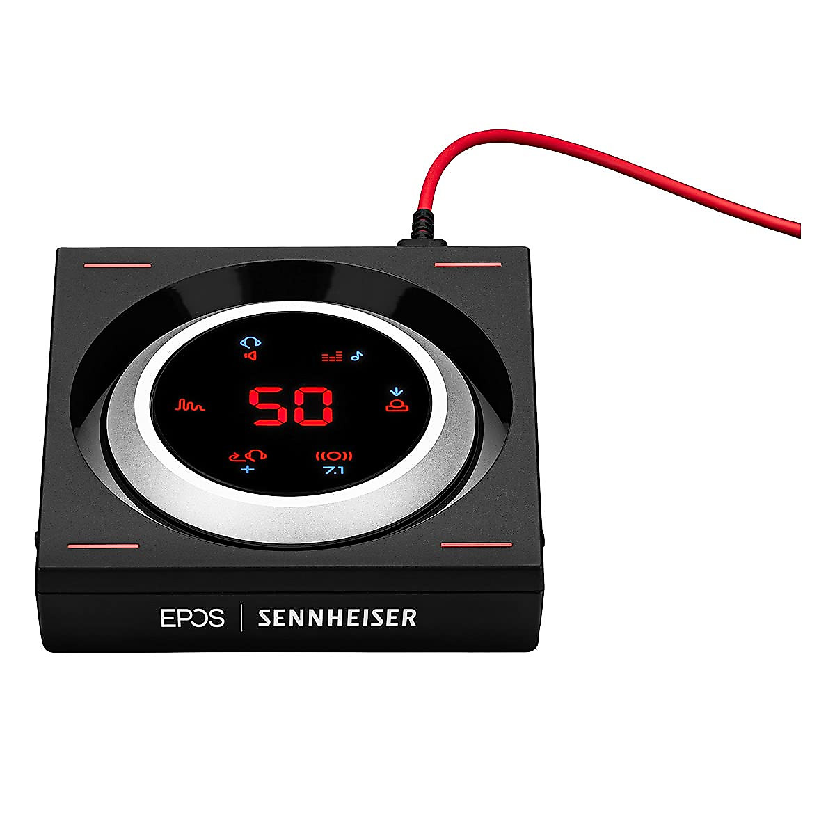 EPOS | SENNHEISER GSX 1200 PRO Gaming Audio Amplifier / External Sound Card, with 7.1 Surround Sound, Daisy Chain, Gaming DAC and EQ, Headphone amp Compatible with Windows, Mac, Laptops and Desktops.