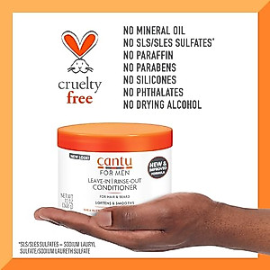 Cantu Men's Collection Leave-in Conditioner, 12 oz (Packaging May Vary)