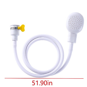 Sink Spray Rubber Hose, Sink Hose Attachment for Faucet Portable Sink Hose Faucet Sprayer, Shampoo Sprayer Hose for Dog, Pets, Bathing Baby, Washing Hair, Rinsing Vegetables.