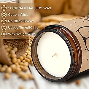 Aromatherapy Candles for Home Scented,Long Lasting Jar Soy Candles for Relaxation, 9oz 50Hour Burn Time,Friendship Gift Set, Mothers Day, Birthday, Graduation, Women Gifts,Tomato