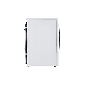 LG WM3555HWA 24 Inch Smart All In One Washer/Dryer with 2.3 cu. ft. Capacity, Wi-Fi Enabled, 14 Wash Cycles, 1400 RPM, Ventless, NeveRust Stainless Steel Drum, Quiet Operation, TrueBalance, Sensor Dry in White