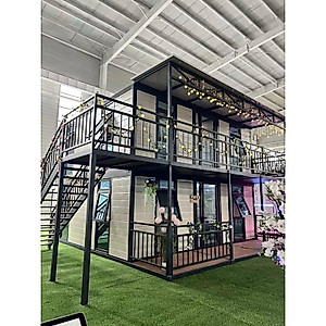 Tiny House prefabricated from China with 2 Bedroom Modular prefab Houses Expandable Container House Villa Folding Container