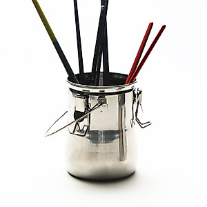 Monique Artist Painter Air-Tight Stainless Steel Oil Paint Brush Washer Portable Brush Cleaner