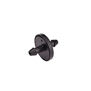 Raindrip 117025B, 1 GPH Inline Dripper for Drip Irrigation Systems, 25-Pack, Drip Irrigation Emitters for Drip Irrigation Gardening Systems, Fits 1/4-Inch Suppy Tubing, Black