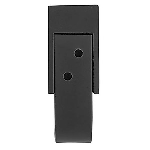 Beufee 2Pcs Bathroom Hook, Matte Black Wall Hook Coat Towel Hooks Wall Mounted Towel Hook Square Robe Coat Clothes Hook for Bath Kitchen