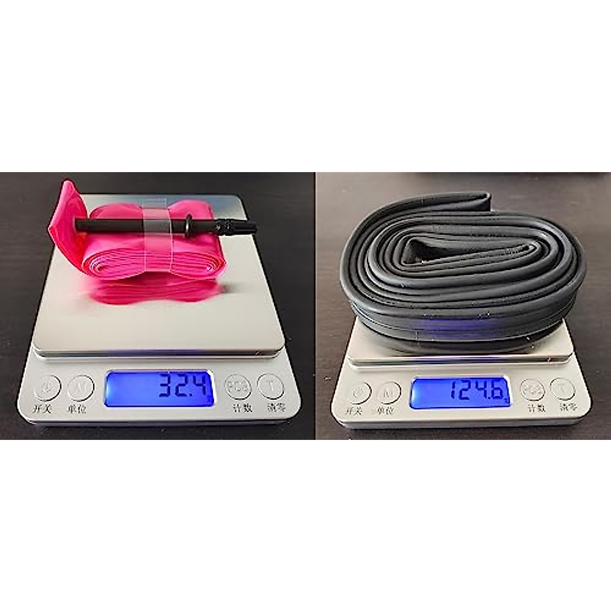 2 Pack Bike Tube 700x18/32C Presta Valve, Road Bicycle Inner Tubes with Tire Levers and Strips, 700C Bike Tube Compatible with 700x18C 700x20C 700x21C 700x23C 700x25C 700x28C 700x30C 700x32C Tire