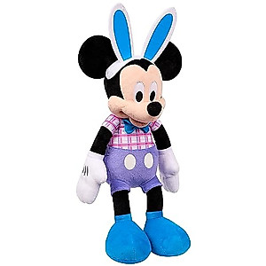 Disney Easter 19-Inch Mickey Mouse Large Plush, Mickey Mouse in Bunny Outfit with Ears, Officially Licensed Kids Toys for Ages 2 Up, Amazon Exclusive