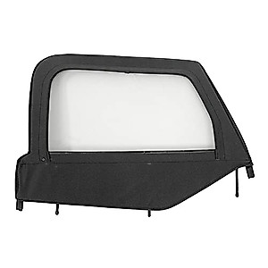 Rampage Factory Replacement Door Skins with Frames | Fully Assembled, Vinyl, Black Denim | 89815 | Fits 1997 - 2006 Jeep Wrangler TJ