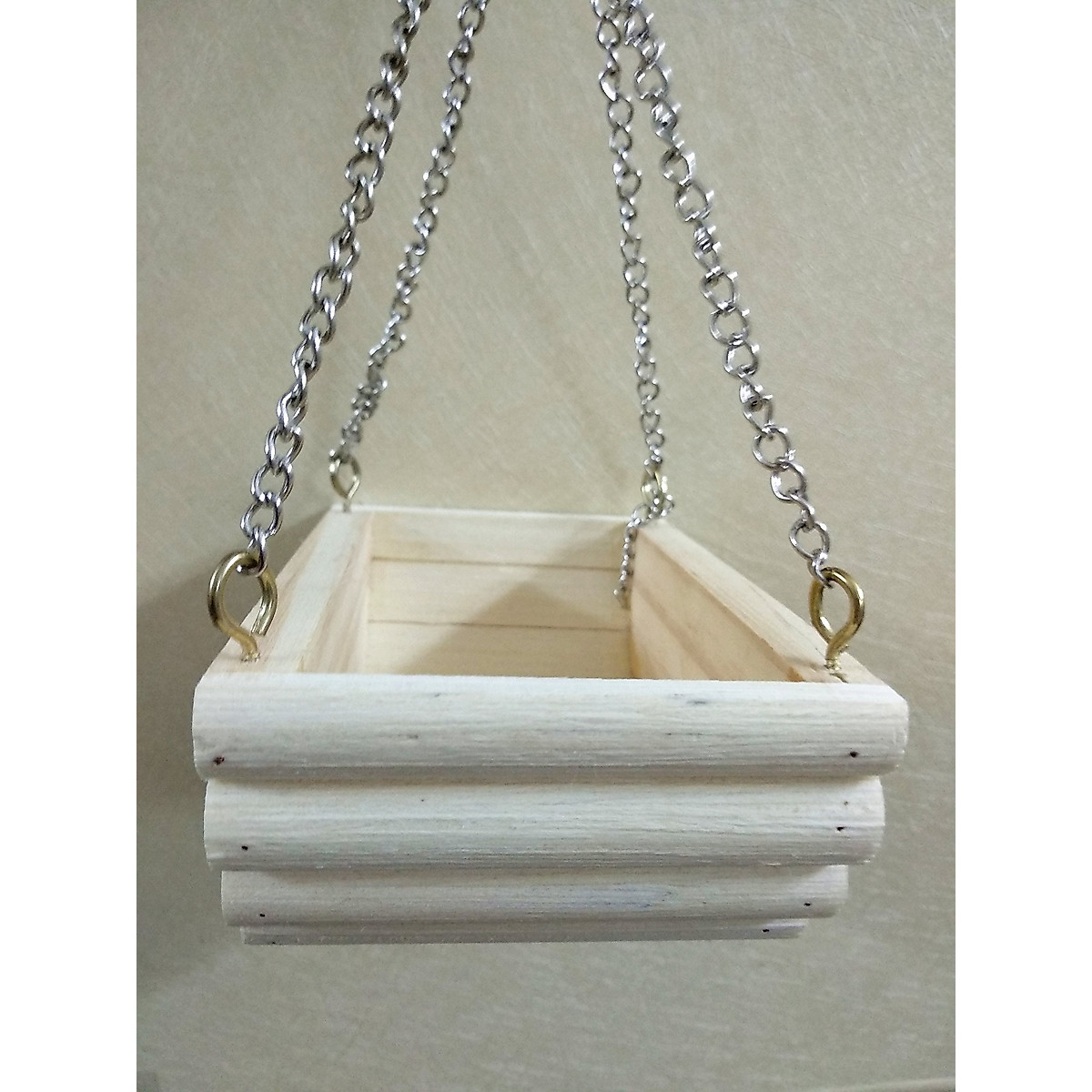 Hypeety Wooden Hamster Swing Toy for Dwarf Hamster Gerbil Rat Mouse Mice Small Animla Cage Perch StandToy