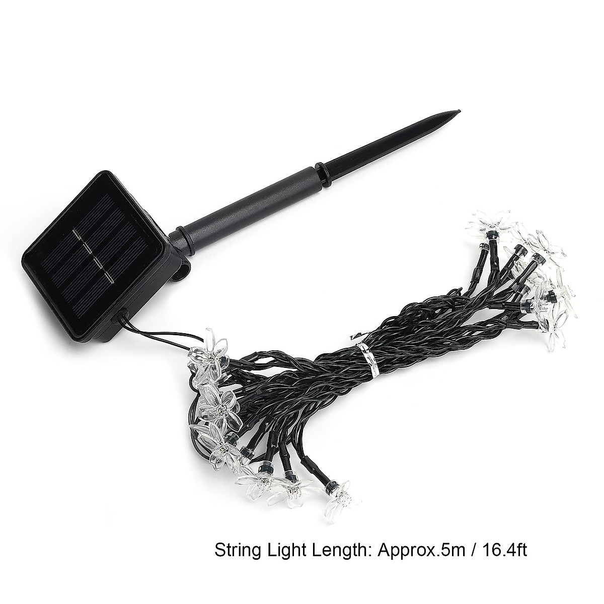 Snufeve String Lamp, Solar Fairy Lights Solar String Lights Tree Light Flowers Lights for Home Courtyard, Garden, Yard, Lawn, Terrace