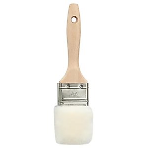 Lambskin Stain & Paint Brush - for use with All Latex and Oil Based Paints, Stains and Polyurethanes. 100% Natural Lambskin - New and Patented Design (2 Inch)