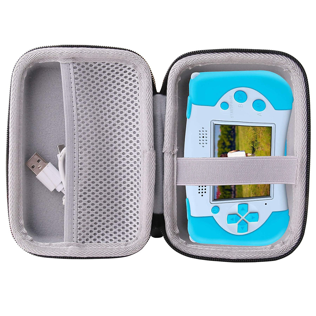 waiyu Hard Carrying Case for PROGRACE Handheld Game Kids Camera (Pink)