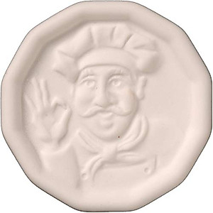 JBK Pottery Chef Design Ceramic Pot Minder - Helps prevent boil overs
