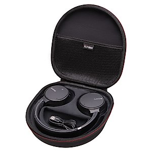 LTGEM Case Compatible with Sony WH-CH720N / WH-CH520 / WHCH710N / WH-CH510 Noise Canceling Headphones Over The Ear Headset, Black