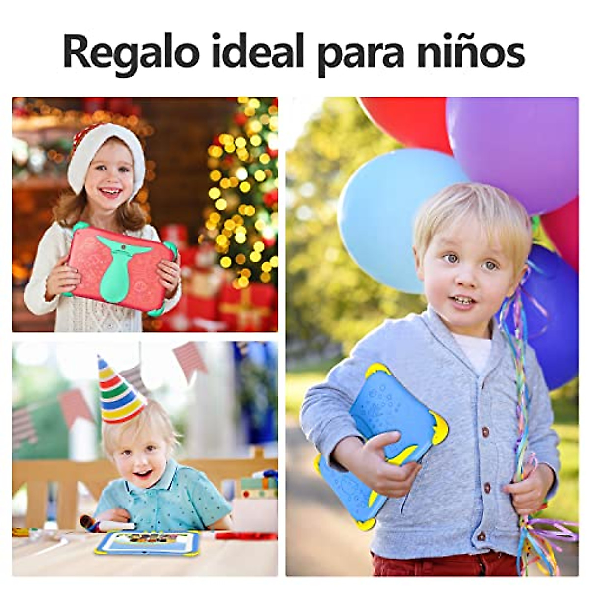 8 inch Kids Tablets,Android 11.0 Tablet for Kids,with Parental Control,2GB RAM,32GB ROM,1280×800 IPS Display,Kid-Proof Case,WiFi Tablet,Ideal Gifts for Christmas and New Year 2022