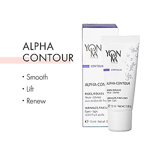Yon-Ka Alpha-Contour Eye and Lip Cream (15ml) Anti-Wrinkle Regenerating Contour Creme, Naturally Soften Signs of Aging with Botanical Oil Blends and Fruit Acids, All Skin Types, Paraben-Free
