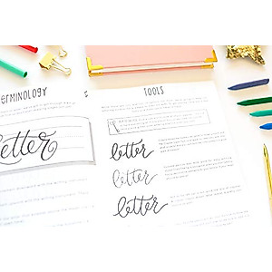 Hand Lettering and Modern Calligraphy for Kids: A Fun Step by Step Guide and Practice Workbook for Beginners and Children Ages 8 and up