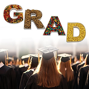 10" Reusable Plastic Box Form Tray Display for Treats, Charcuterie, Cake Pop, Candy, Charcuterie Box, Custom Charcuterie Letters Fillable - Reusable Letter Box - (White Plastic, S)