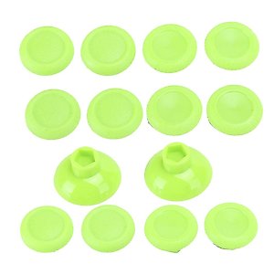 Universal Controller Rocker Cap PC+TPU Joystick Case Replaceable Joystick Cover Rocker Cap for PS4 Joystick(Green)