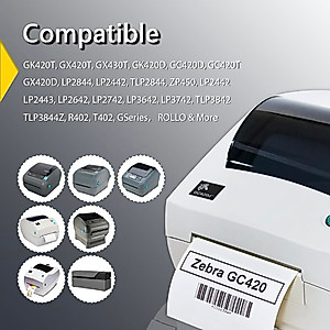 BETCKEY - 2" x 1.5" (51 mm x 38 mm) UPC Barcode & Address Labels Compatible with Zebra & Rollo Label Printer,Premium Adhesive & Perforated [6 Rolls, 6000 Labels]
