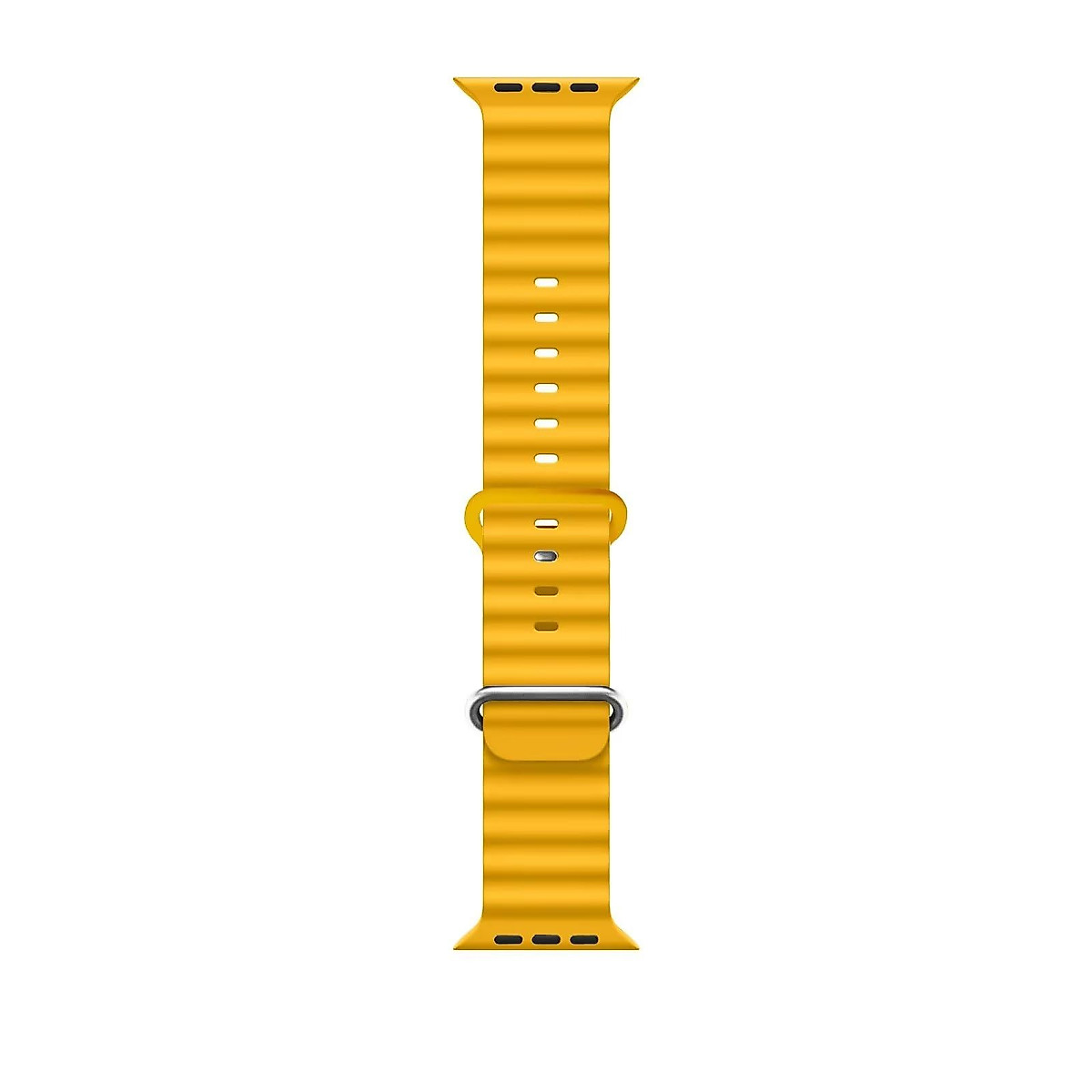 Ycysh Silicone Compatible with Apple Watch Ultra Ocean Band 49mm 38mm 40mm 41mm 42mm 44mm 45mm,Women Men Soft Sport Strap for iwatch Series Ultra 8 7 6 5 4 3 2 1 SE,42/44/45/49mm Yellow