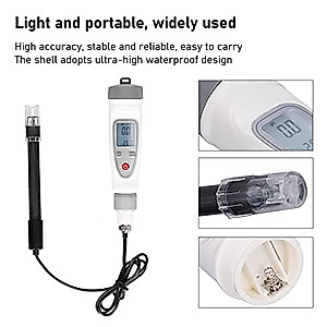 LIANGLIDE Water Tester Pen PH‑20W Water Quality Tester Digital PH Meter Portable PH Test Pen for Tap Water Aquaculture