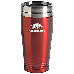 LXG, Inc. University of Arkansas - 16-Ounce Travel Mug Tumbler - Red