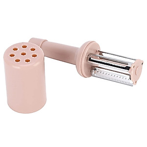 Potato Peeling Knife Multifunctional Kitchen Peeling Knife Stainless Steel Fruit Grater Household Vegetable Shredder Kitchen Help for Apples Pineapples(Pink)