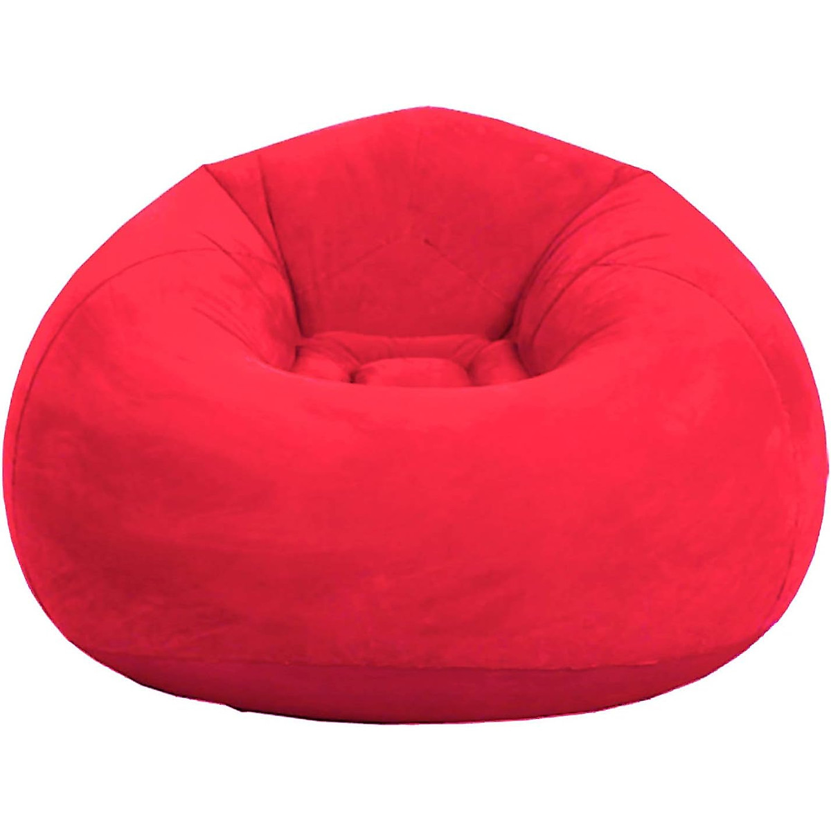 YtotY Beanless Bag Inflatable Chair, Air Sofa Outdoor Inflatable Lazy Sofa Chair No Filler,Washable Couch Bean Bag Chair Folding,for Organizing Plush Toys Or Memory Foam (Red)