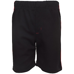 Marvel Avengers Spider-Man Miles Morales Little Boys Athletic T-Shirt Mesh Shorts Set Black 7