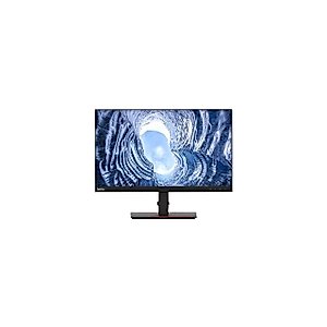 Lenovo 61F0GAR1US 23.8" ThinkVision T24h-20 2560 x 1440 (2K) LED Monitor, Raven Black (Renewed)