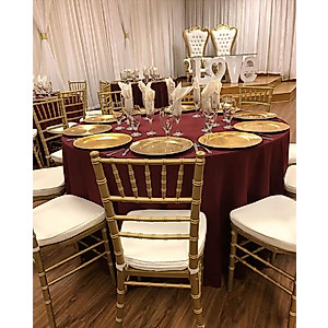 Satin Fabric for Bridal,Wedding,Decoration,Costume,60 Inches Wide-by The Yard(3 Yards,Burgundy)