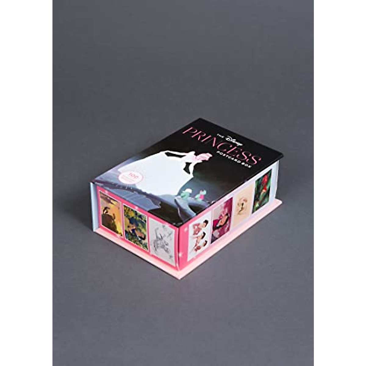 Disney Princess Postcard Box: 100 Collectible Postcards (Disney Art Stationery, Gift for Disney Lover)