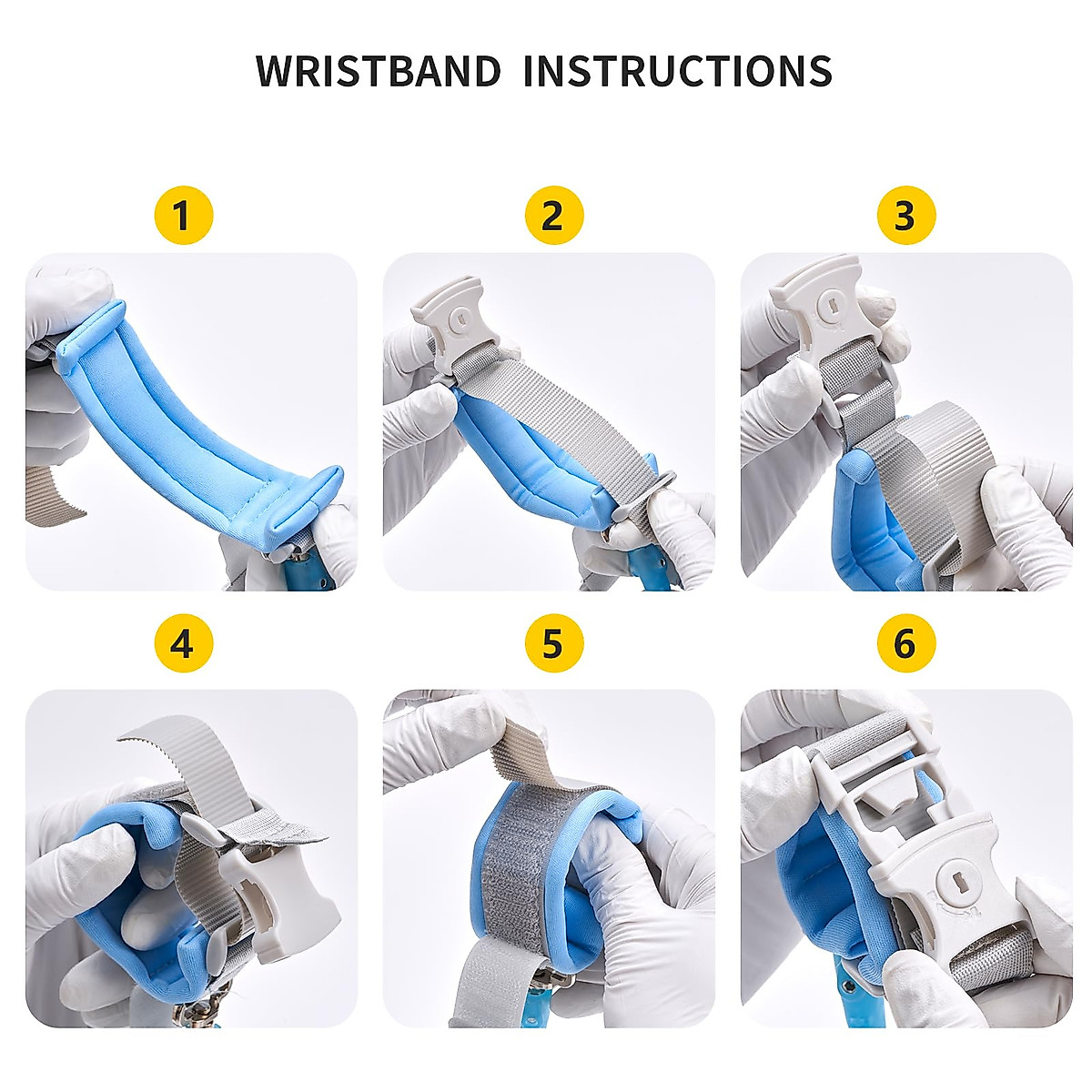 Reflective Anti Lost Wrist Link, Toddler Safety Leash with Key Lock, Safety Wrist Leash for Toddlers, Babies & Kids 8.2 feet