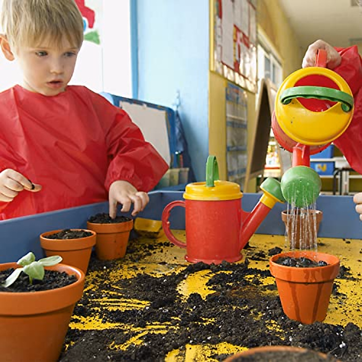 KOAMLY 20pcs 3 InchTerra Cotta Plant Nursery pots Mini Planters with Drains, Succulent Seedling Planters Best Gift for Aunt in Home Office, Window Sill, Wedding Decor