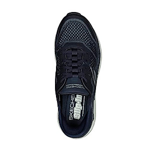 Skechers Men's Max Cushioning Slip-Ins-Athletic Workout Running Walking Shoes with Memory Foam Sneaker, Navy, 12 X-Wide