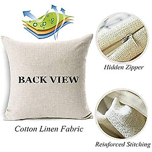 Fukeen Pumpkin Fall Decorative Pillow Covers 22x22 Inch Orange Pumpkin and Maple Leaves Autumn Harvest Throw Pillow Covers Farmhouse Thanksgiving Outdoor Pillows Case for Home Couch