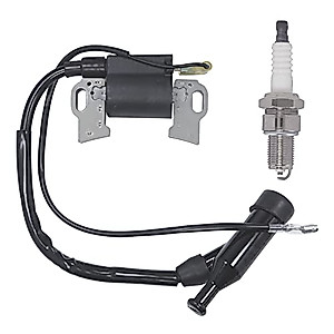 FitBest New Ignition Coil+Spark Plug for Honda GX240 GX270 GX340 GX390 8HP / 9HP / 11HP / 13HP Engines