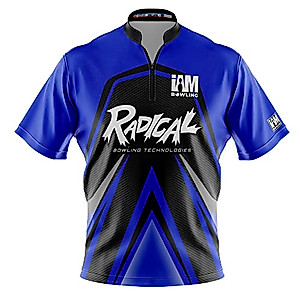 Logo Infusion Dye-Sublimated Bowling Jersey (Sash Collar) - I AM Bowling Fun Design 2027-RD - Radical (Medium) Multicolored