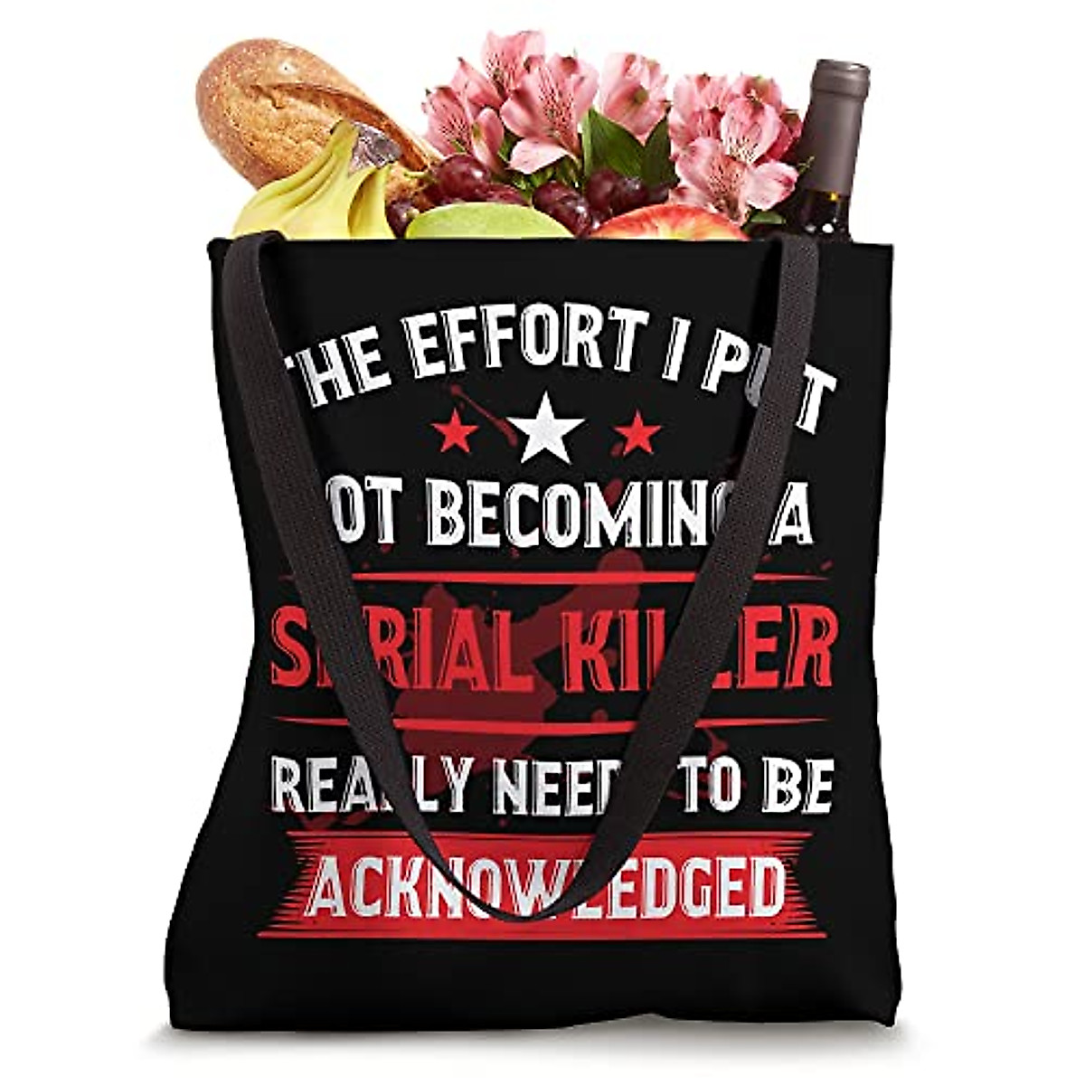 Not Becoming A Serial Killer Introvert Tote Bag