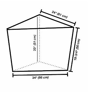 Schluter KERDI-BOARD-SB Triangular Shower Bench KBSB610TA